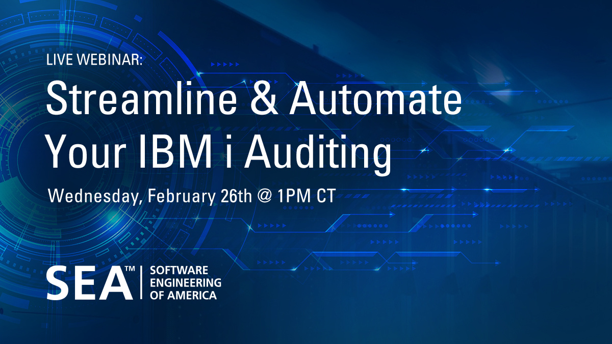 Webinar Thank You--Streamline & Automate Your IBM i Auditing