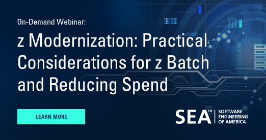 On-Demand Webinar--z Modernization: Practical Considerations for z Batch and Reducing SpendOn ...